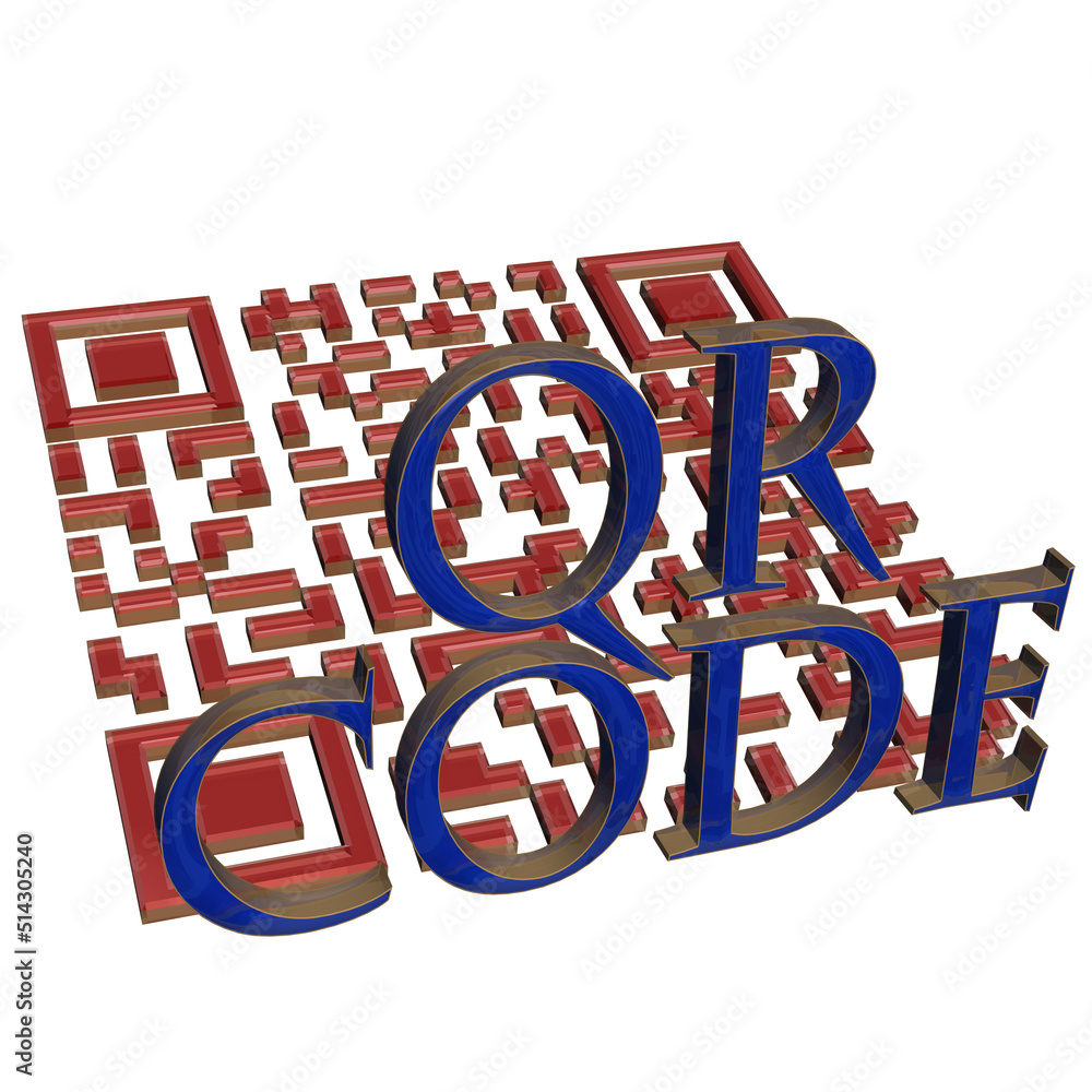 QR code concept Stock Illustration | Adobe Stock