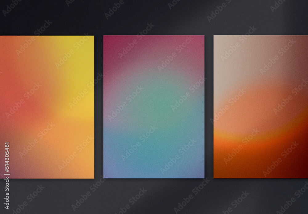 Gradient Textures Set Stock Template | Adobe Stock