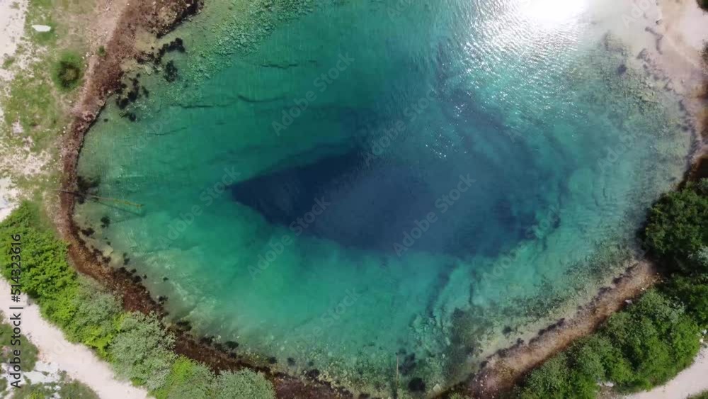One of Croatia's most striking natural phenomena, the Eye Lake ...