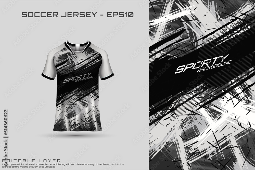 Front racing shirt design. Sports design for racing, cycling, jersey ...