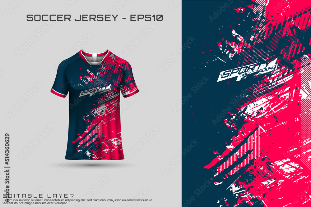 Front racing shirt design. Sports design for racing, cycling, jersey ...