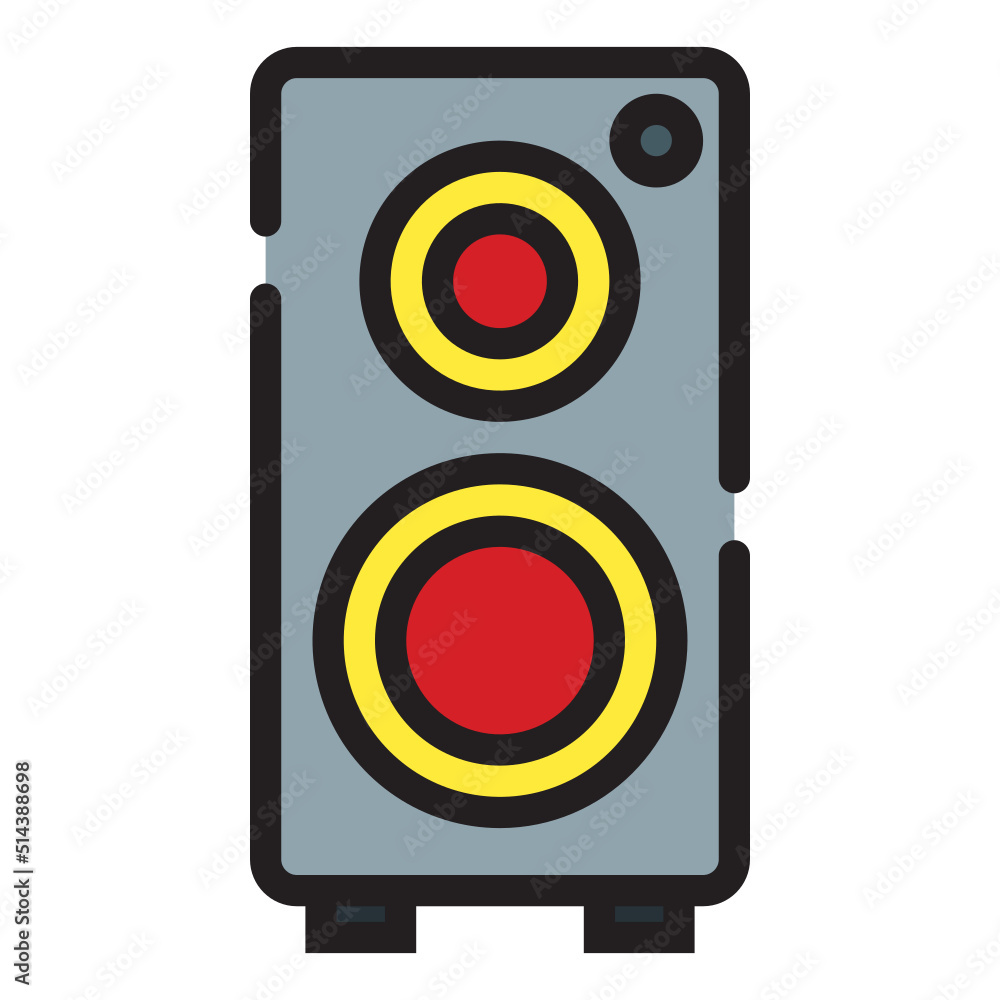 Isolated Computer Peripheral Icons SVG Free Vector Graphic Stock Vector ...