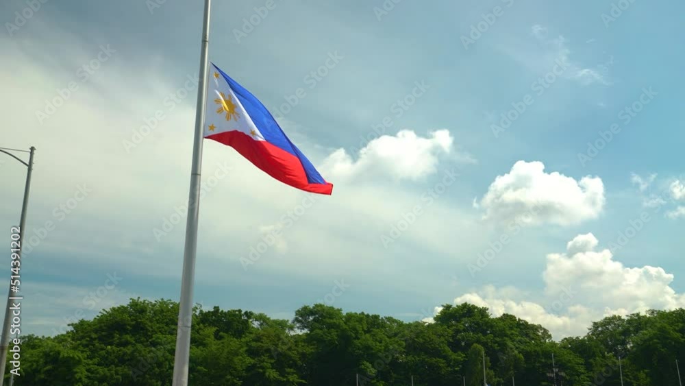 Philippine Flag Raised Half Way to Commemorate Presidential Death Rizal ...