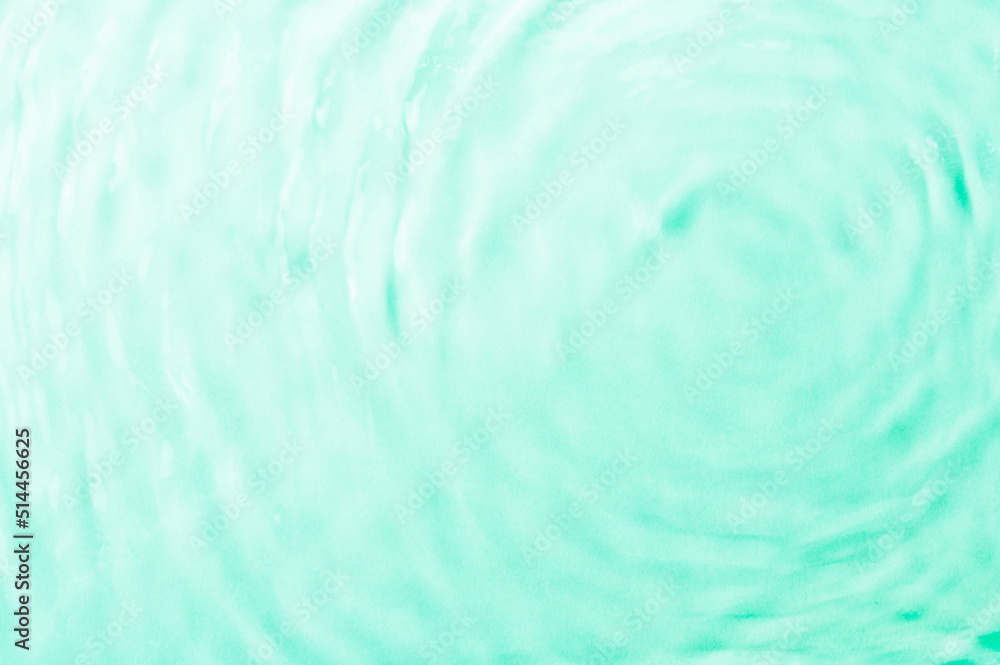 Light green gradient water background. Emerald wave. Abstract or ...