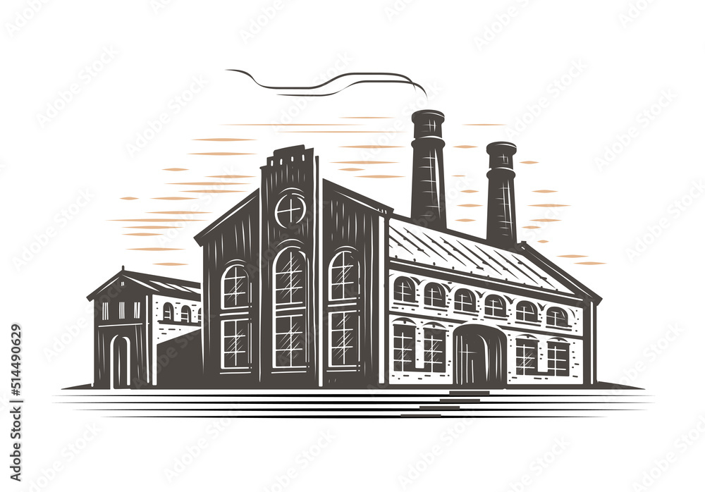 Factory Building Drawing