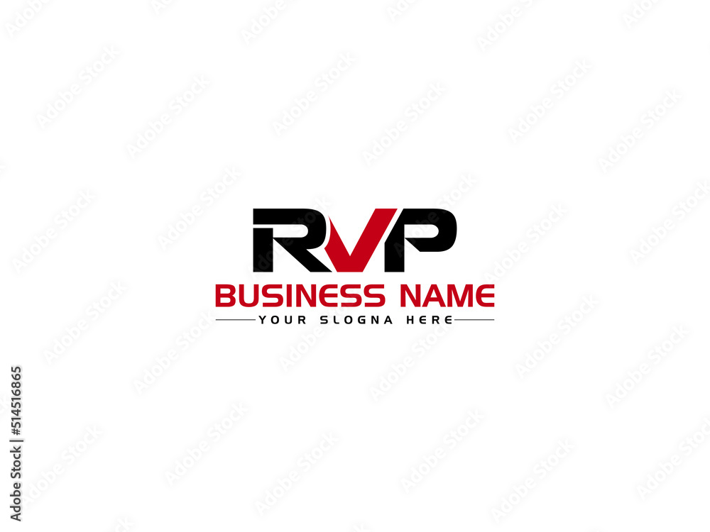 Letter RVP Logo Icon, Colorful RV r v p Logo Image Vector Art With ...