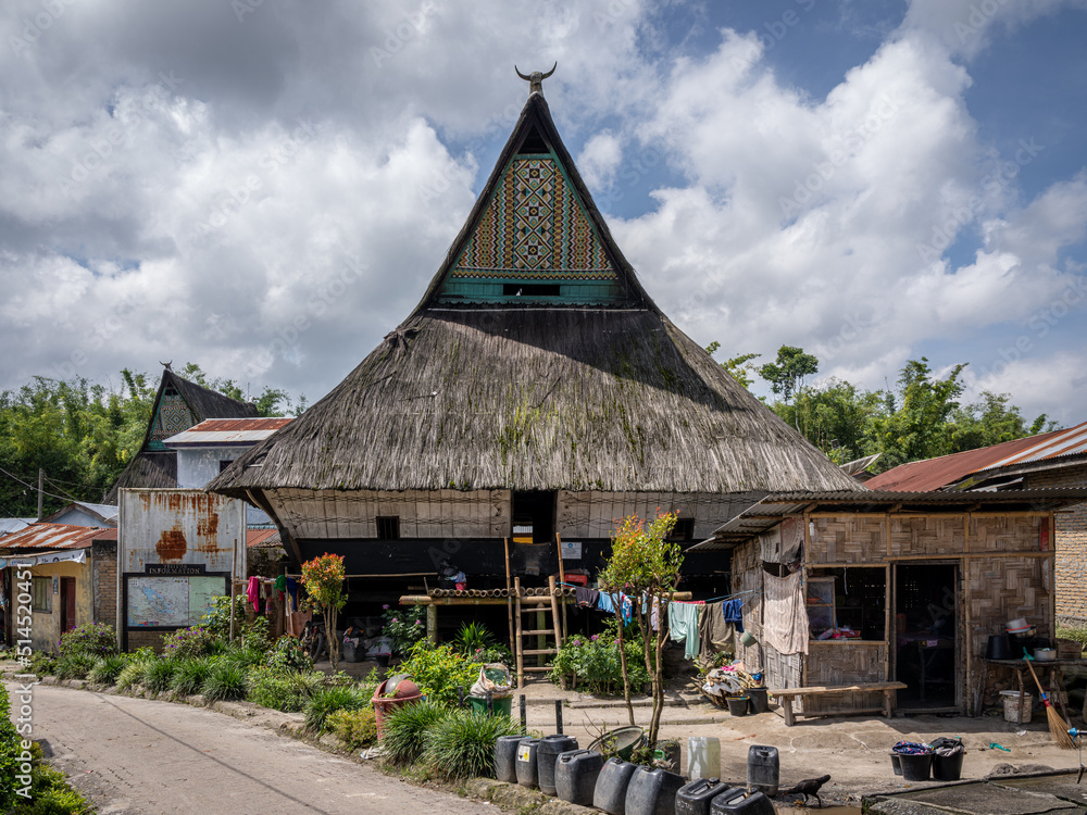 traditinal batak village in indonesia Stock Photo | Adobe Stock