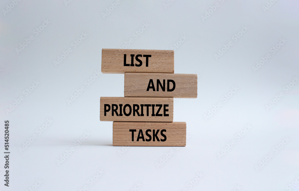 List and prioritize tasks symbol. Concept words List and prioritize ...