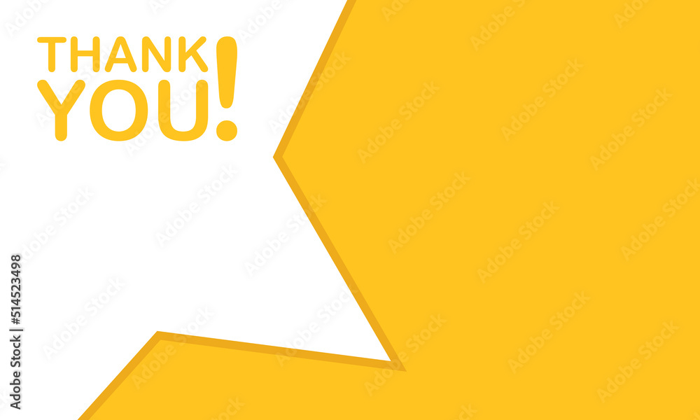 Thank you banner. Thank you speech bubble banner. Can be used for ...