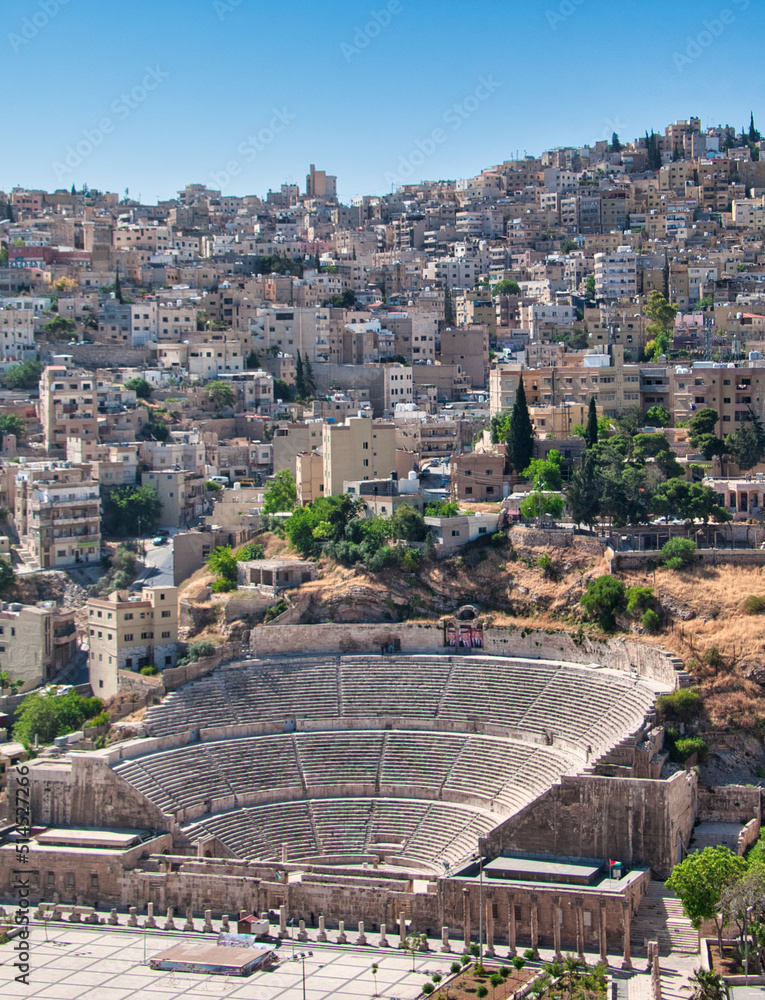Roman Amphitheatre, Amman, Jordan Stock Photo | Adobe Stock