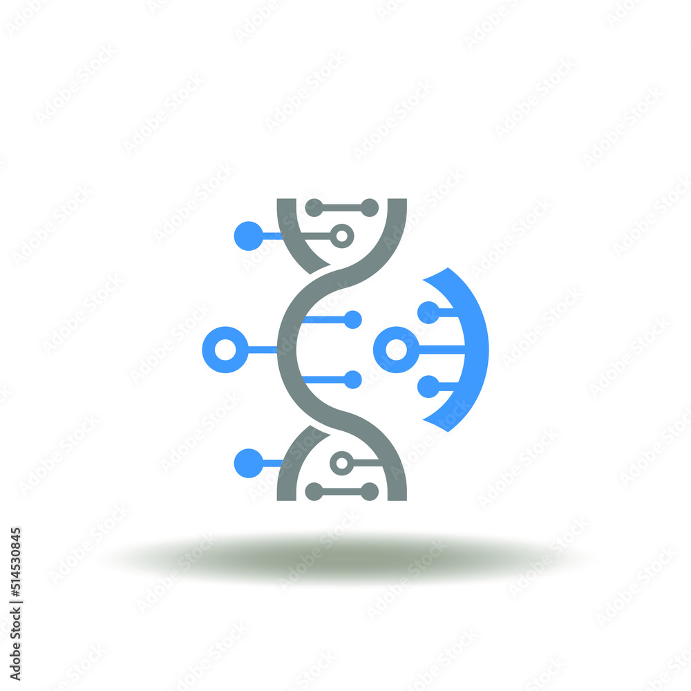 Vector illustration of dna helix decoding. Symbol of spiral sequence ... Vector illustration of dna helix decoding. Symbol of spiral sequence ...