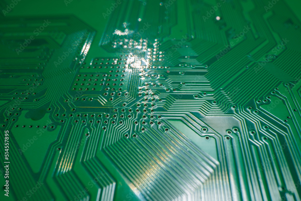 Semiconductors chip. Technology background. High tech electronic ...