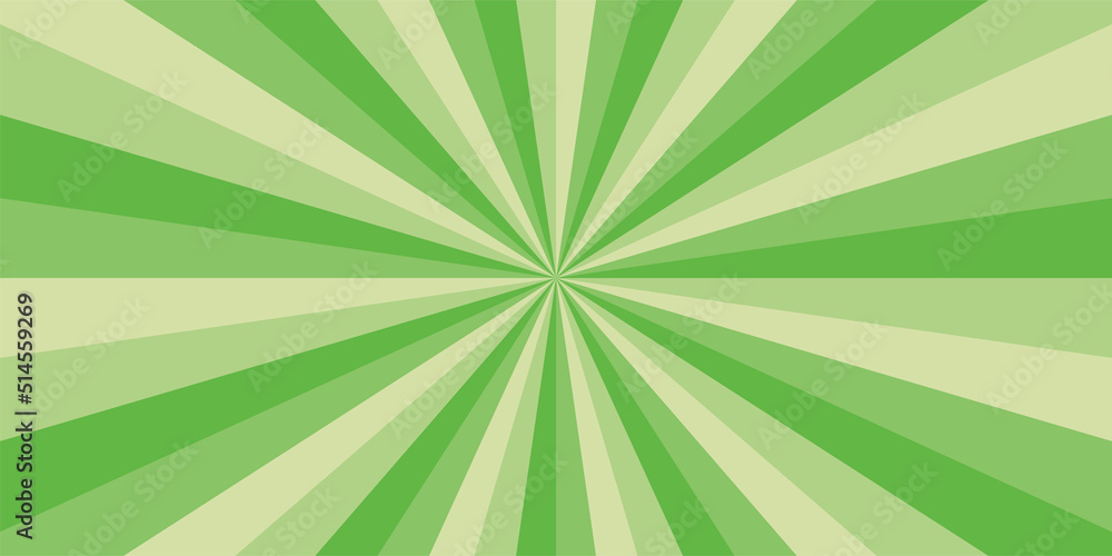 Abstract explosion background in gradient green color. Asian style ...