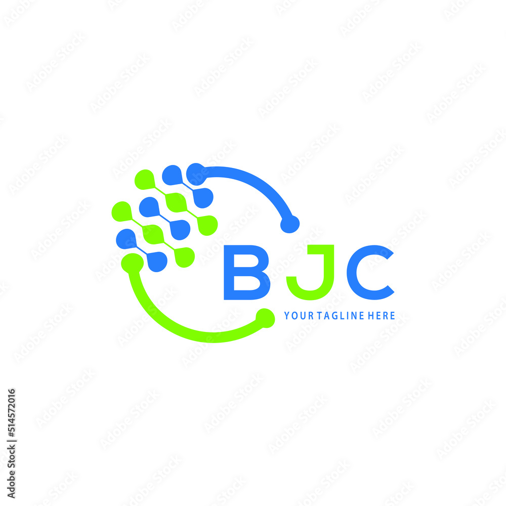 BJC logo design initial creative letter logo.BJC unique letter logo ...
