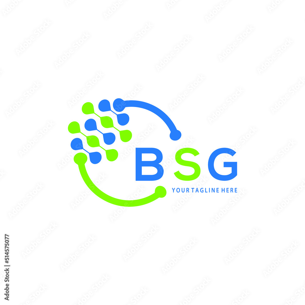 BSG logo design initial creative letter logo.BSG unique letter logo ...