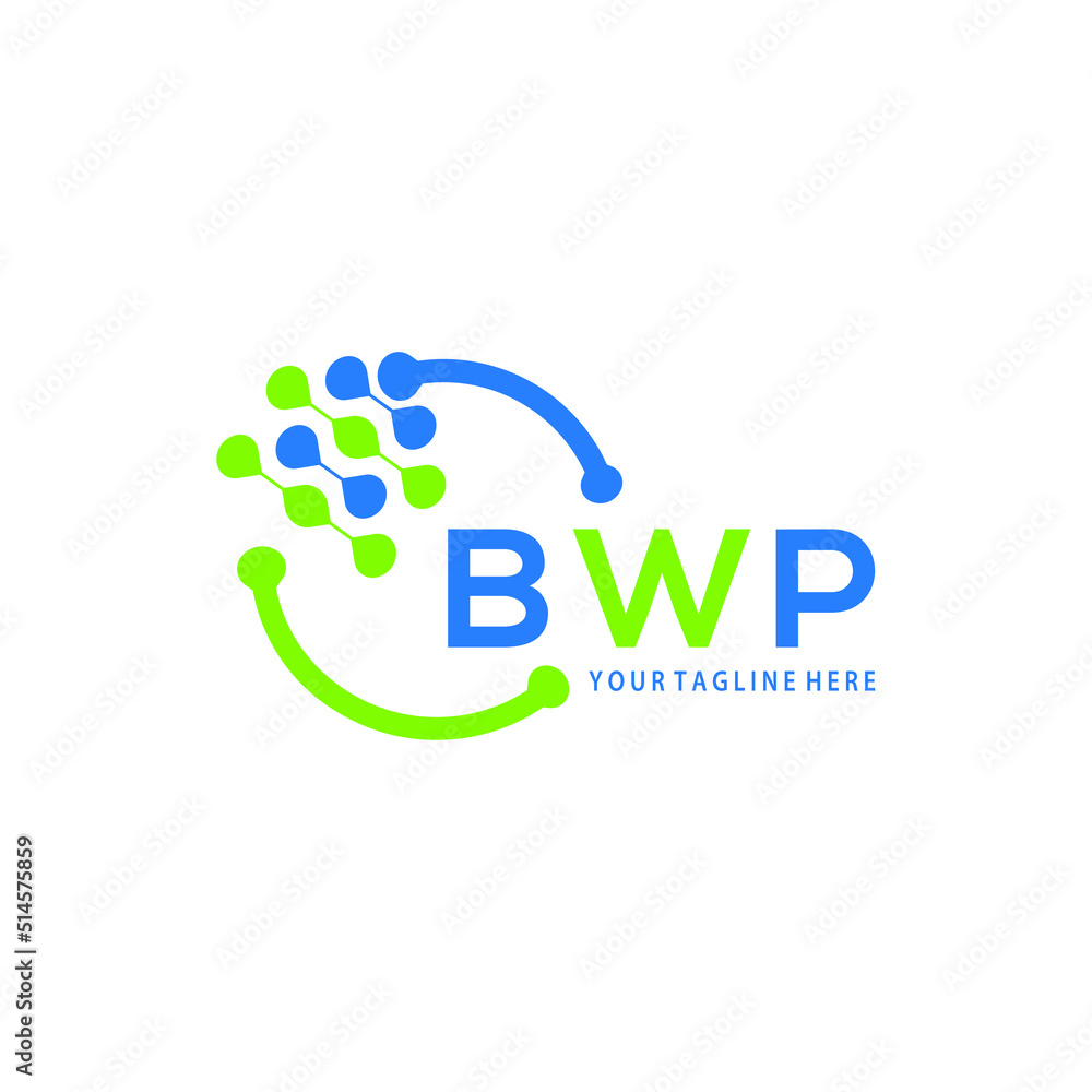 BWP logo design initial creative letter logo.BWP unique letter logo ...