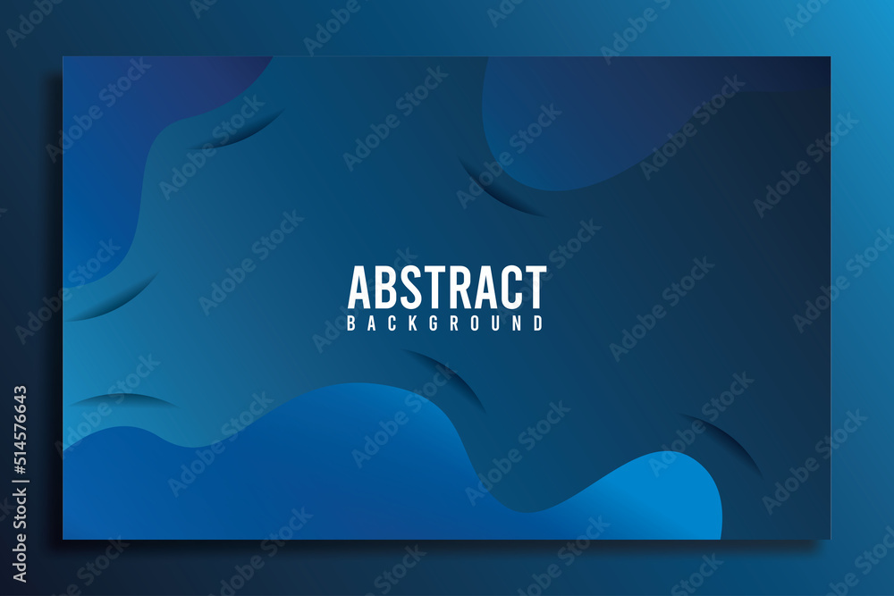 Dark blue background design template, design with abstract style ...