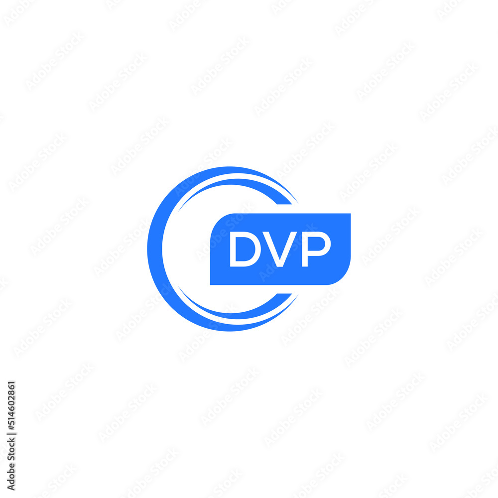 DVP letter design for logo and icon.DVP typography for technology ...
