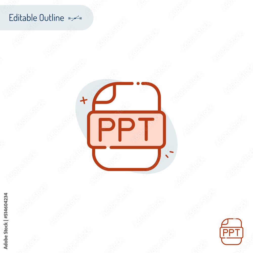 PPT document, Slide Show Presentation, Data and Charts, Document icon ...