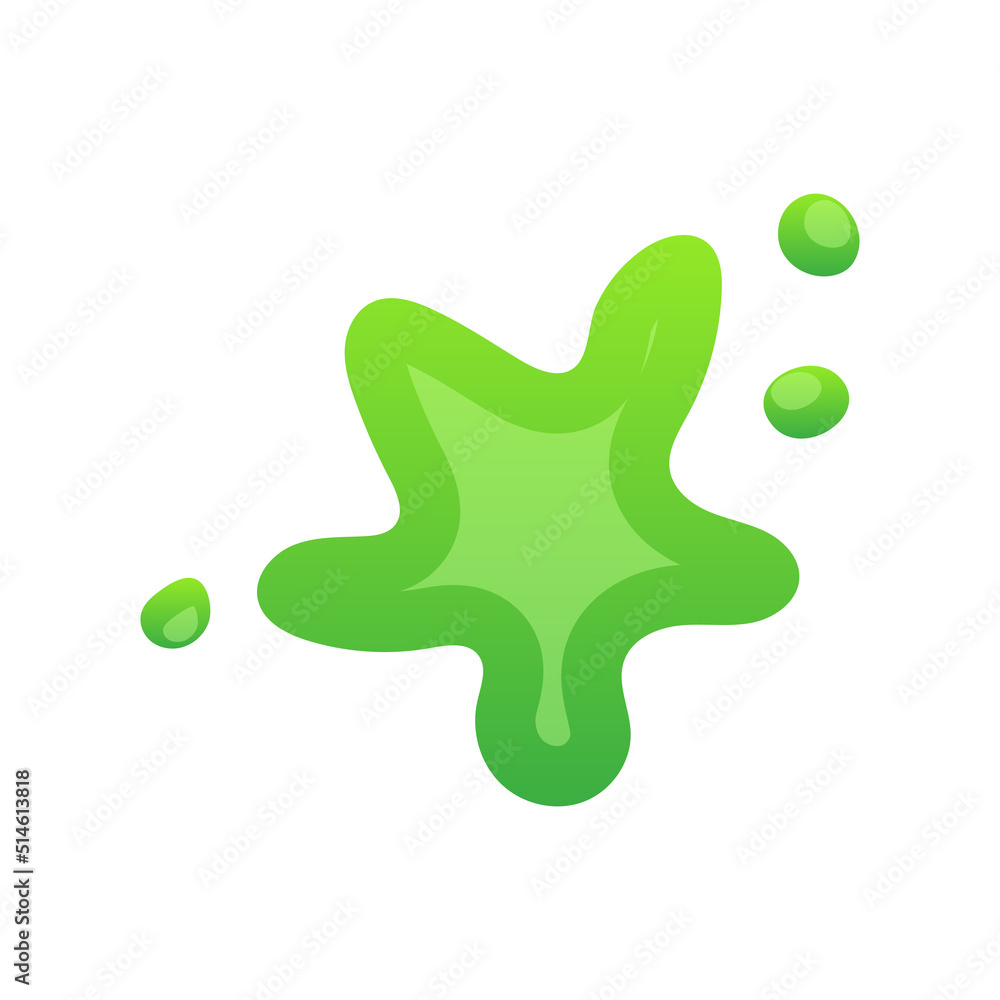 Vector slime blob liquid drop illustration and green paint drip ...