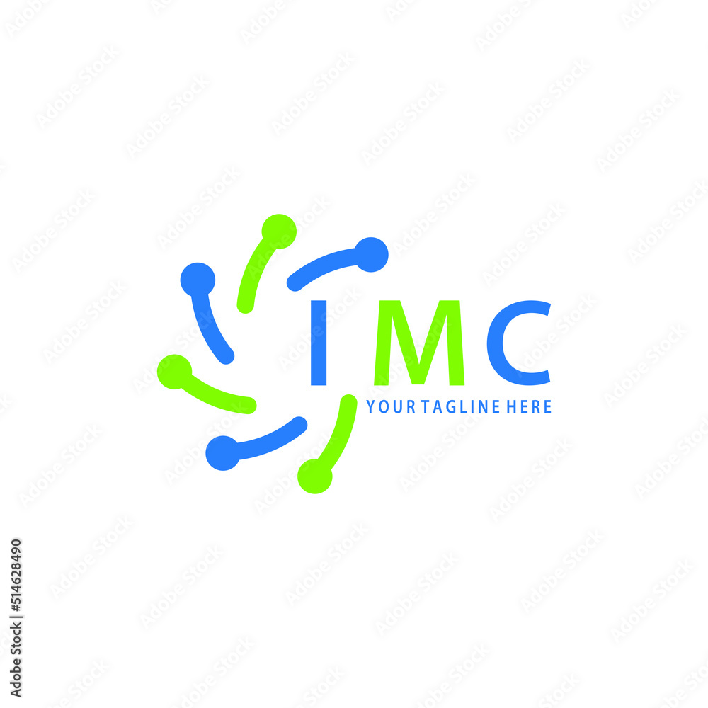 IMC logo design initial creative letter logo. IMC unique letter logo ...