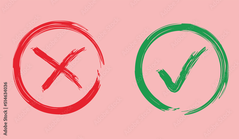 Green Tick And Red Cross Vector Graphics Of Choice Right And Wrong green-tick-and-red-cross-vector-graphics-of-choice-right-and-wrong