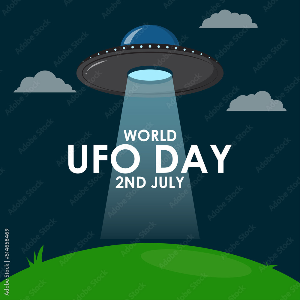 Vector illustration for World UFO Day Stock Vector | Adobe Stock