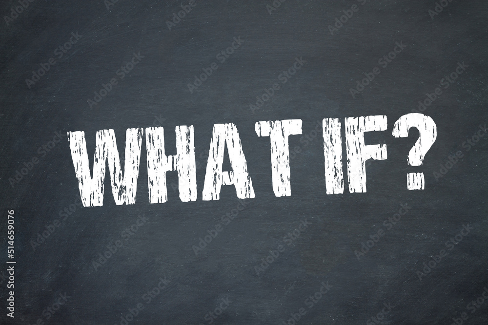 What if? Stock Photo | Adobe Stock
