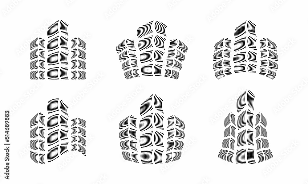 Modern cityscape logo design template. Design for residential ...