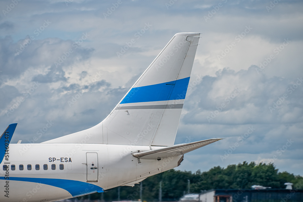 Enter Air Boeing 737 tail livery Stock Photo | Adobe Stock