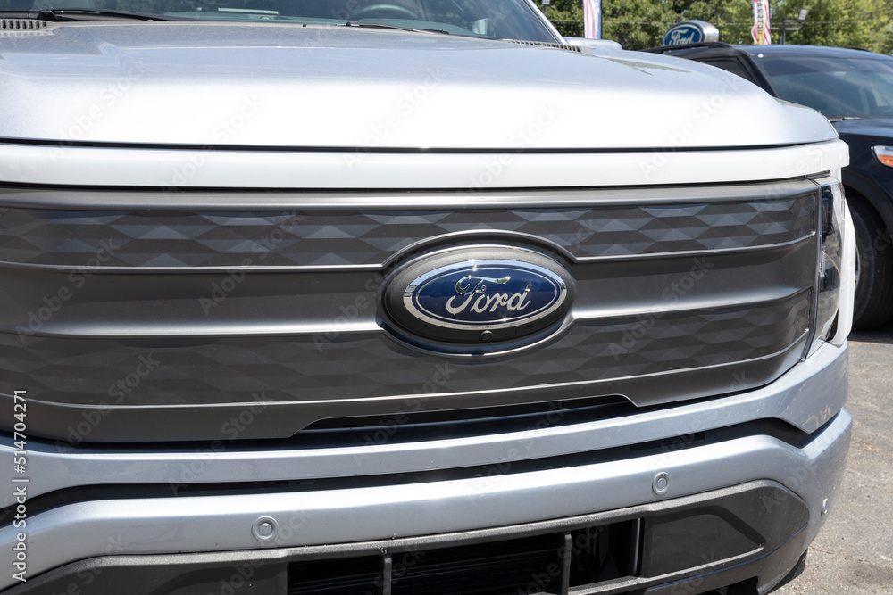 Ford F-150 Lightning display. Ford offers the F150 Lightning all ...