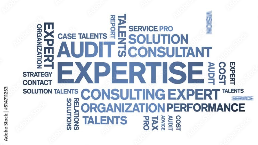 Expertise animated tag word cloud;text design animation kinetic ...