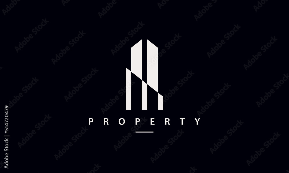 Building logo. Modern real estate, building, apartment, palace ...