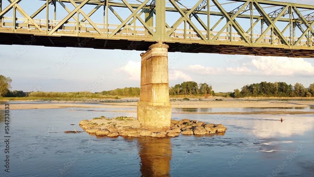 Italy - drought and aridity in the almost waterless Po river with large ...