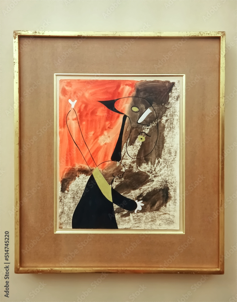 Joan Miro collection inside Serralves museum of Contemporary art in ...