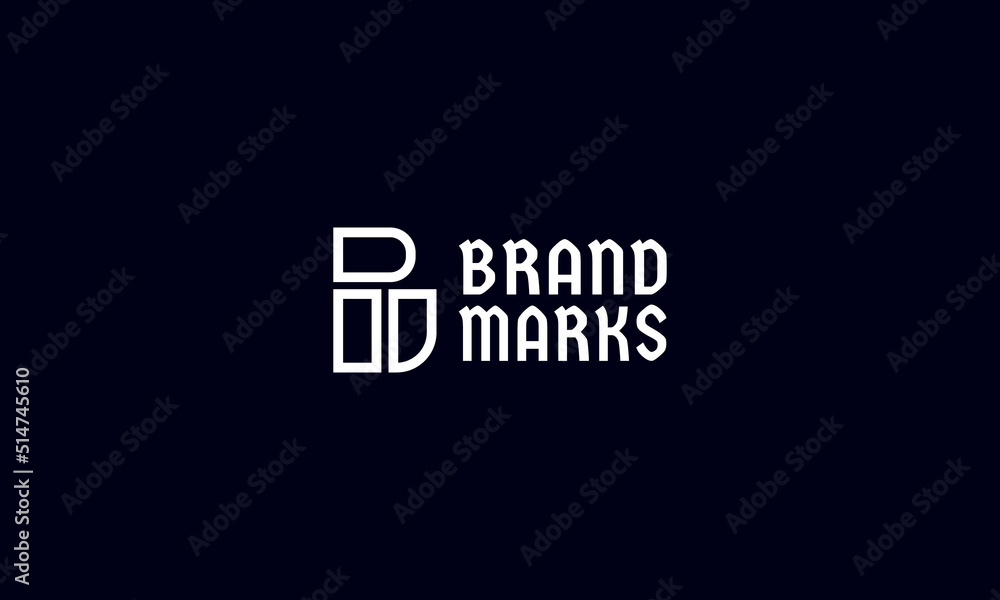 Letter B logo design concept. Initial letter emblem for business ...