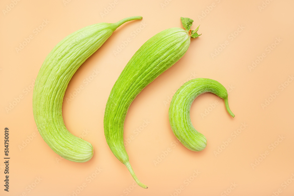 Three fruits of unusual and rare delicacy - an Armenian cucumber or ...