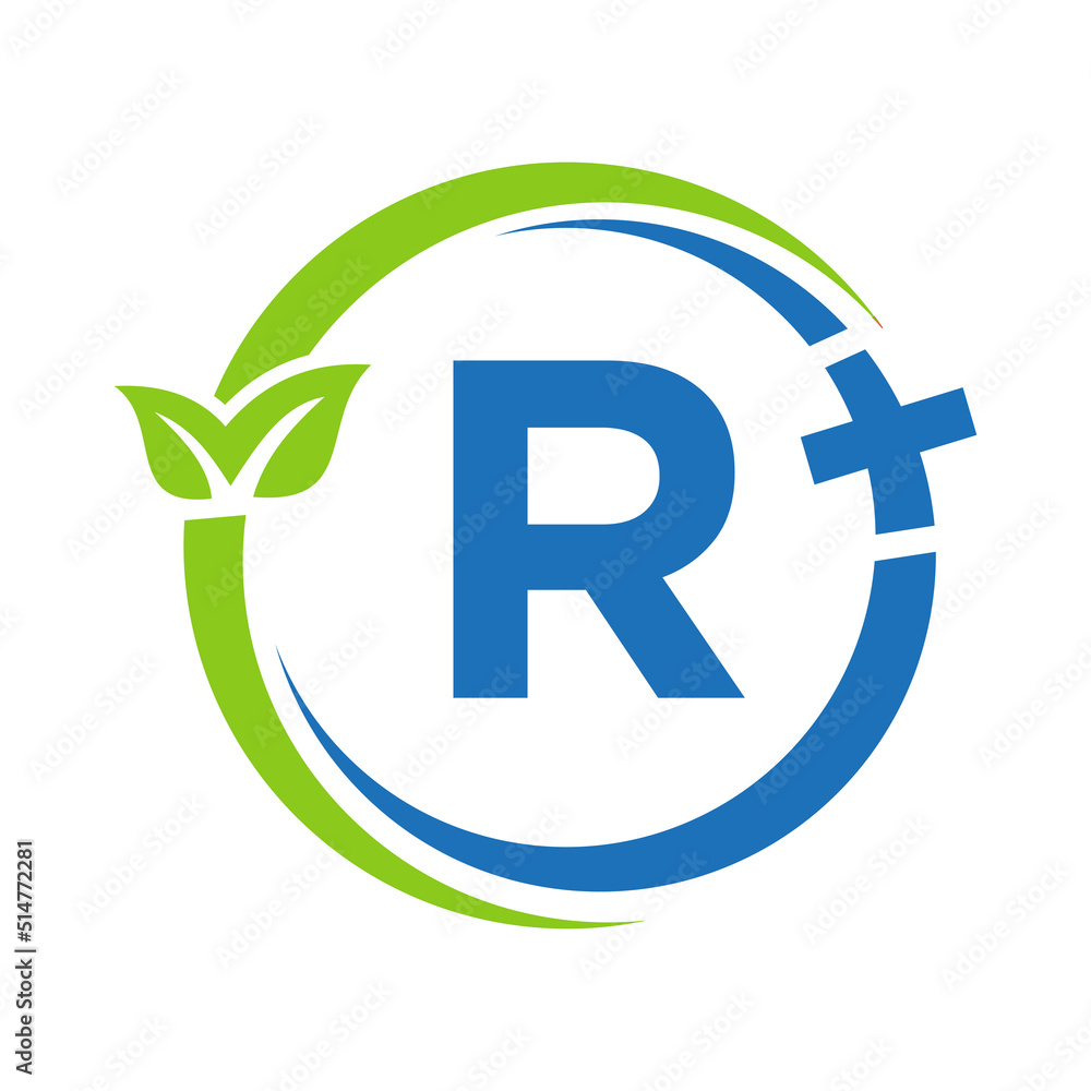 Letter R Healthcare Logo. Doctor Logo on Alphabet R Sign. Medical ...