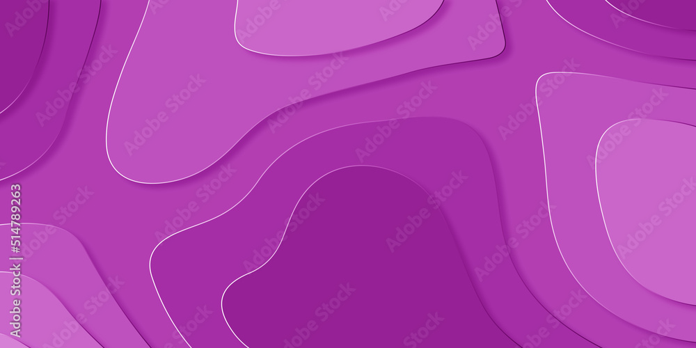 Papercut abstract background with pink colour smooth gradient Vector ...