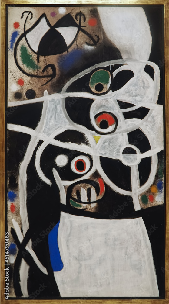 Joan Miro collection inside Serralves museum of Contemporary art in ...