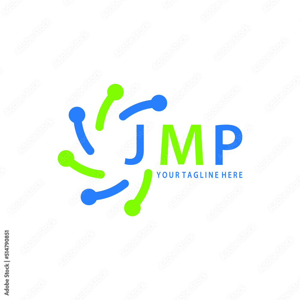 JMP logo design initial creative letter logo. JMP unique letter logo ...
