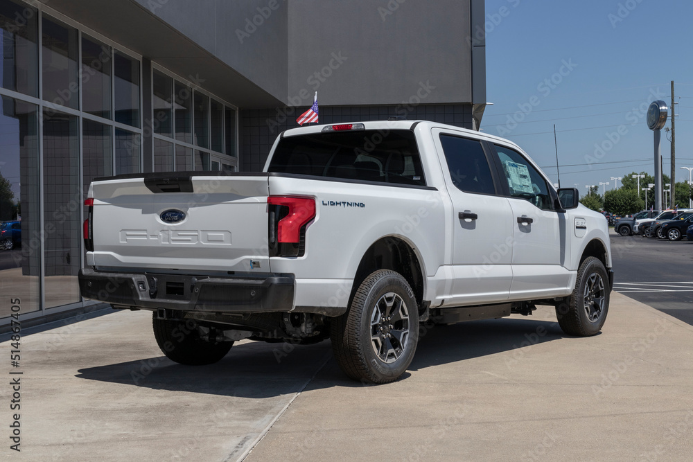 Ford F-150 Lightning display. Ford offers the F150 Lightning all ...