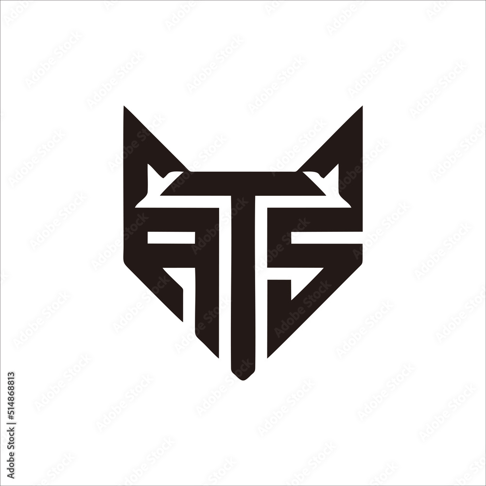 Print design the letter "ATS" logo for your company name and identity ...
