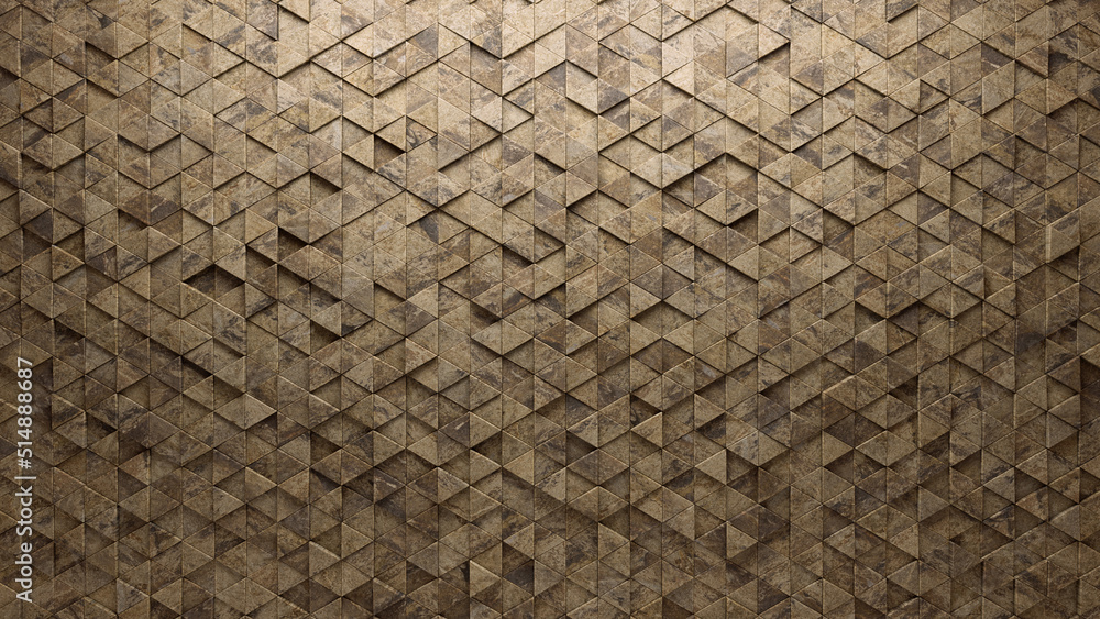 Polished, Textured Wall background with tiles. 3D, tile Wallpaper with ...