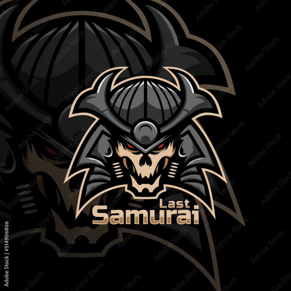 Samurai Mascot Logo Esport Logo Team stock images Stock Vector | Adobe ...