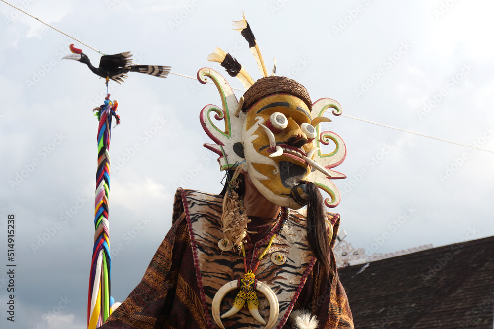 Hudoq is a type of Dayak dance that is performed as a ceremony to ...