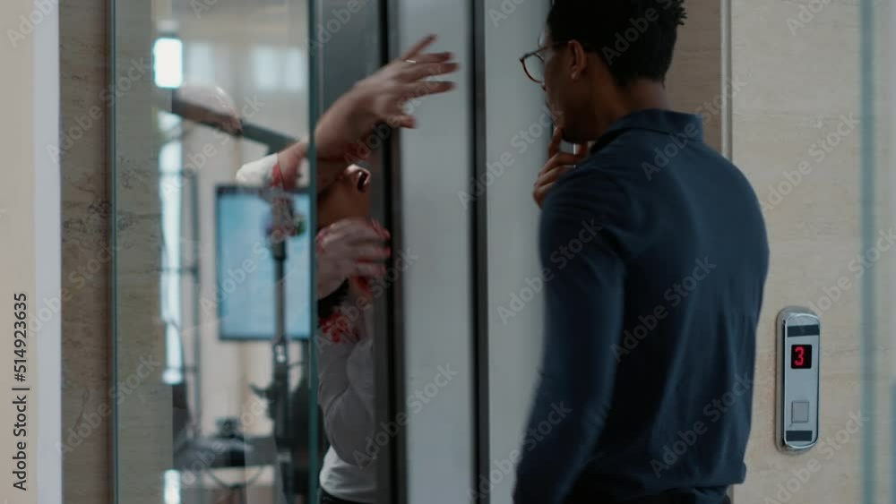 Agency employee going home when creepy looking monsters coming out of ...