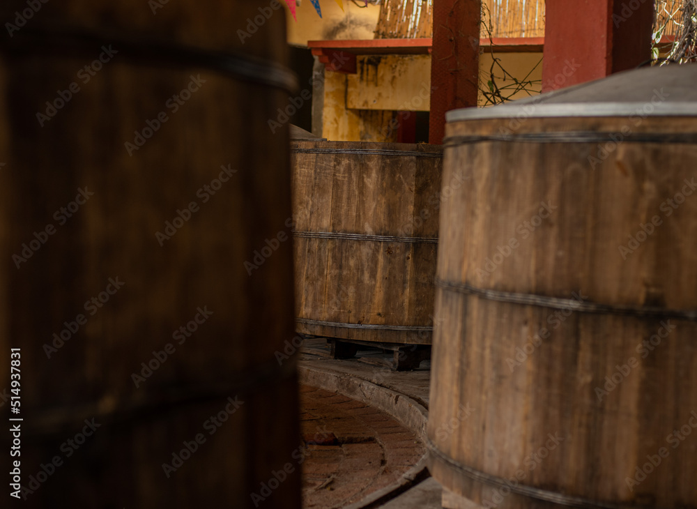 Proceso de elaboración de mezcal Stock Photo | Adobe Stock