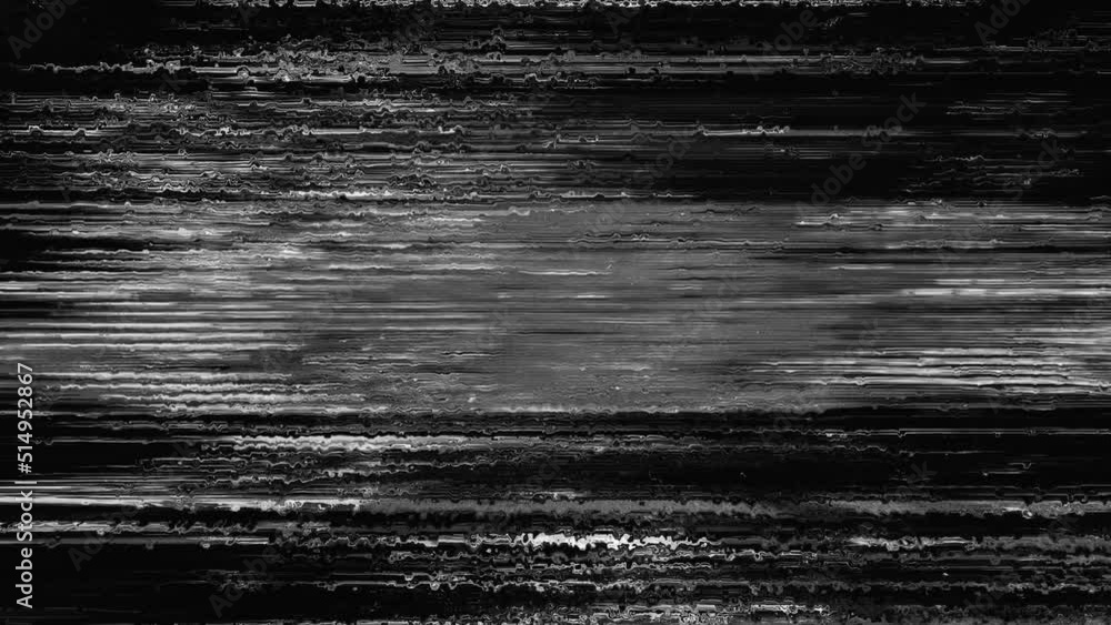 Analog glitch. Static noise texture. Old TV channel interference. Black ...