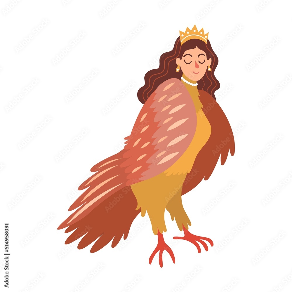 Mythical creature flat vector illustration. Fantasy characters, centaur ...